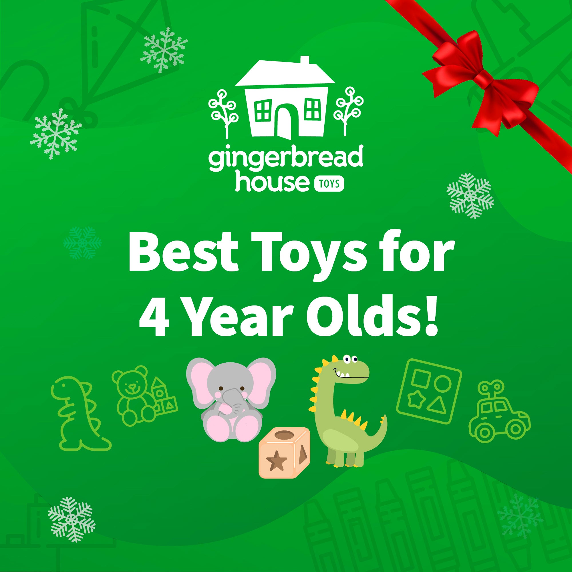 Best Toys for 4 Year Olds! - Gingerbread House Toys