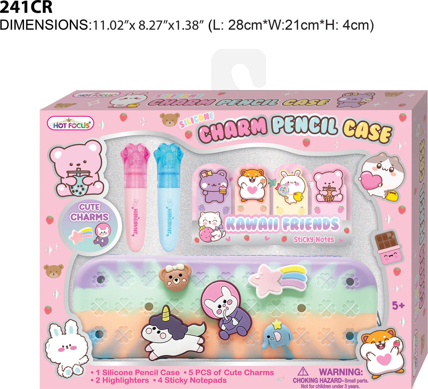 Charm Pencil Case, Critters - Gingerbread House Toys