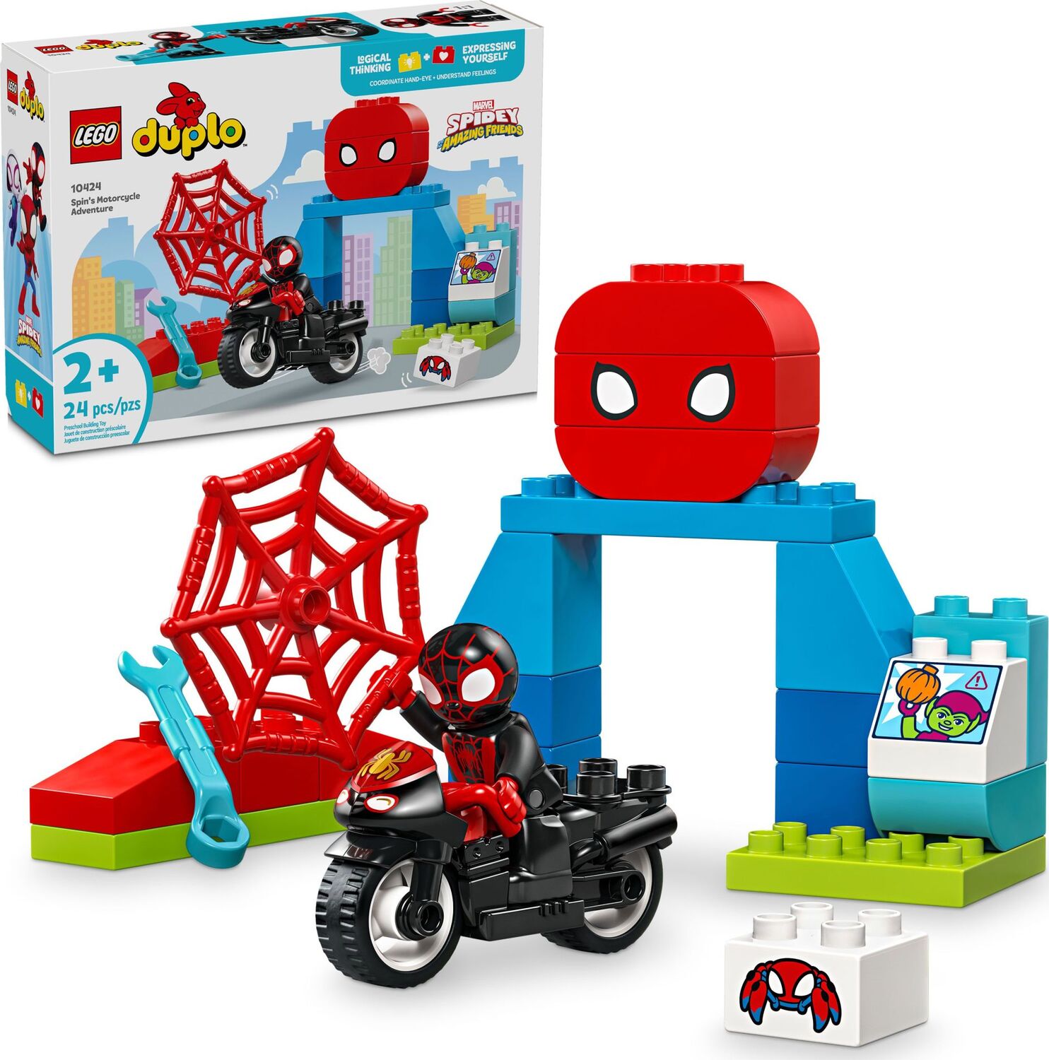 LEGO DUPLO Disney: Spin's Motorcycle Adventure - Gingerbread House Toys