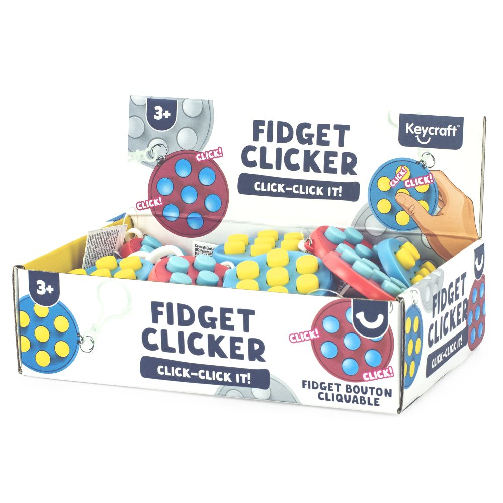 Keycraft Fidget Clicker Toy | Sensory Clicking Fidget - Gingerbread ...