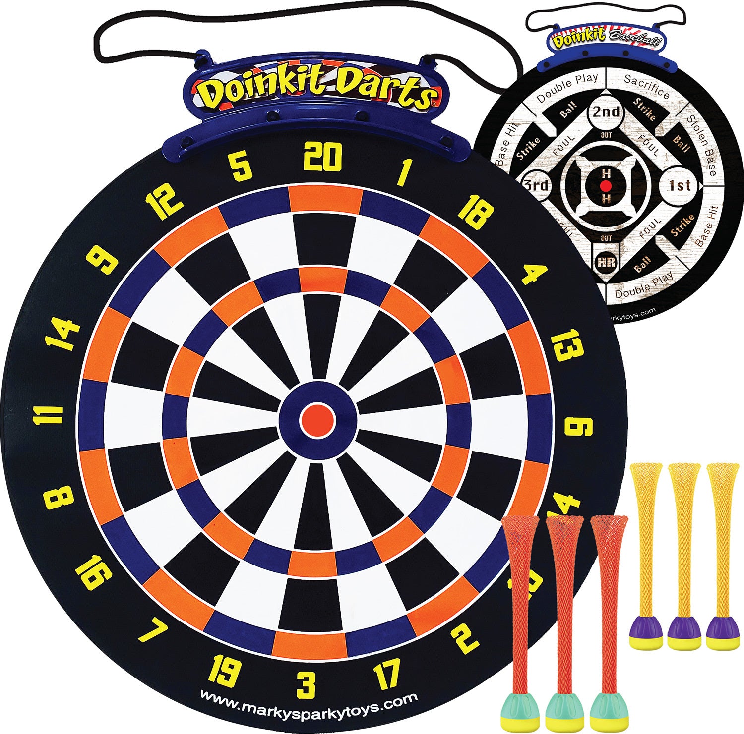 Doinkit Darts: Roll-Up Dart Board - Gingerbread House Toys