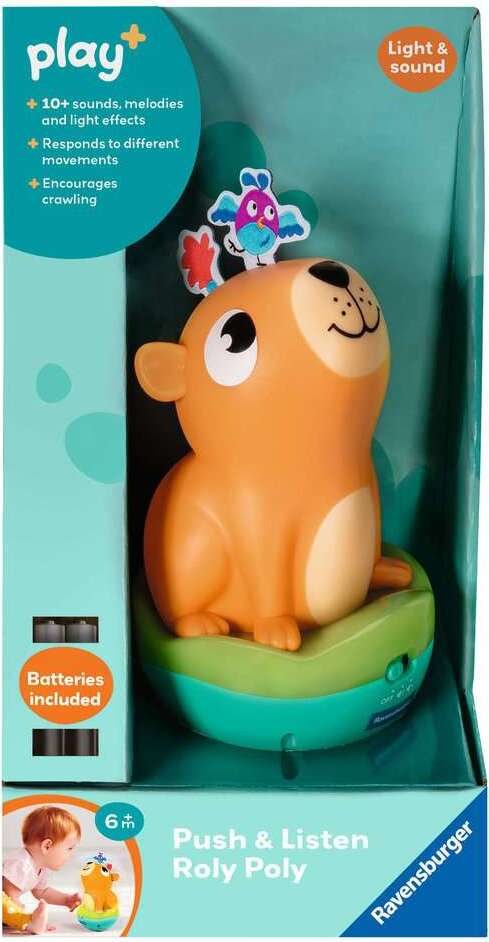 Push & Listen Roly Poly: Capybara* - Gingerbread House Toys