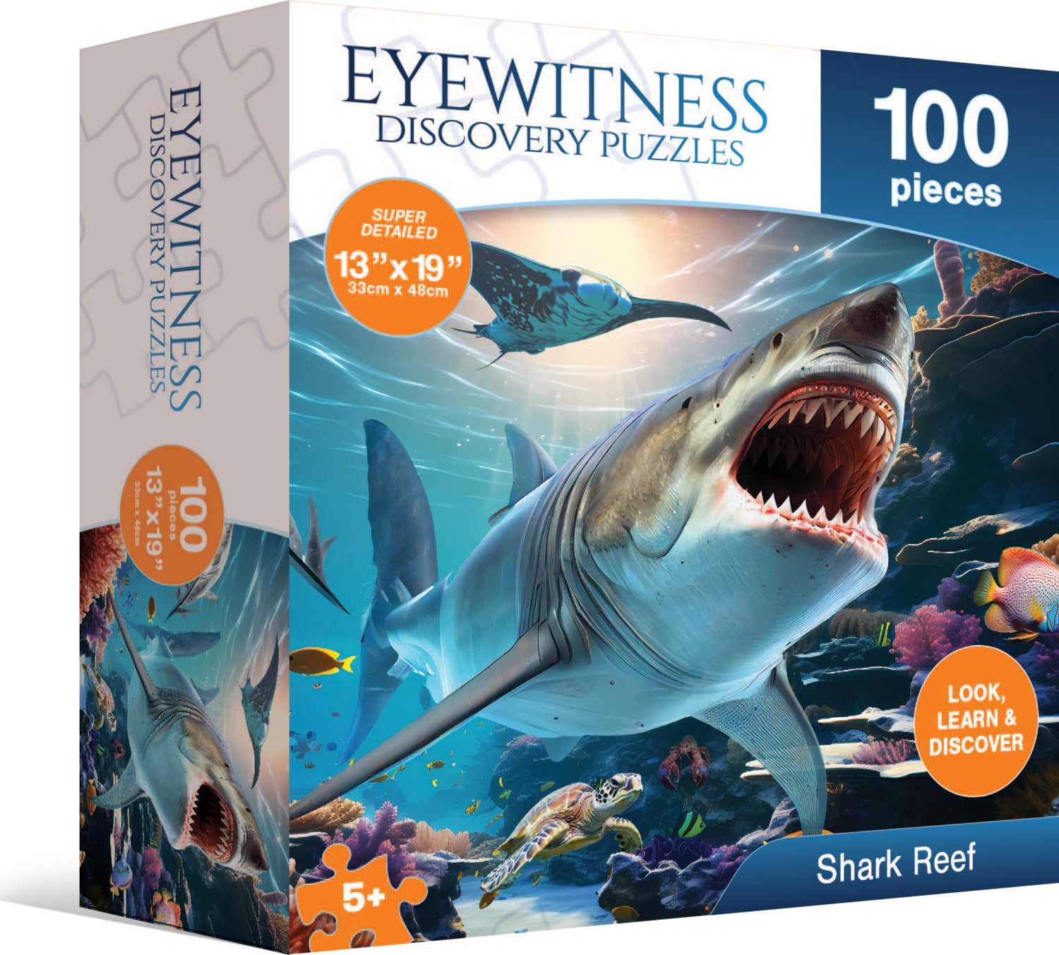 Eyewitness Discovery Puzzle - Shark Reef - Gingerbread House Toys