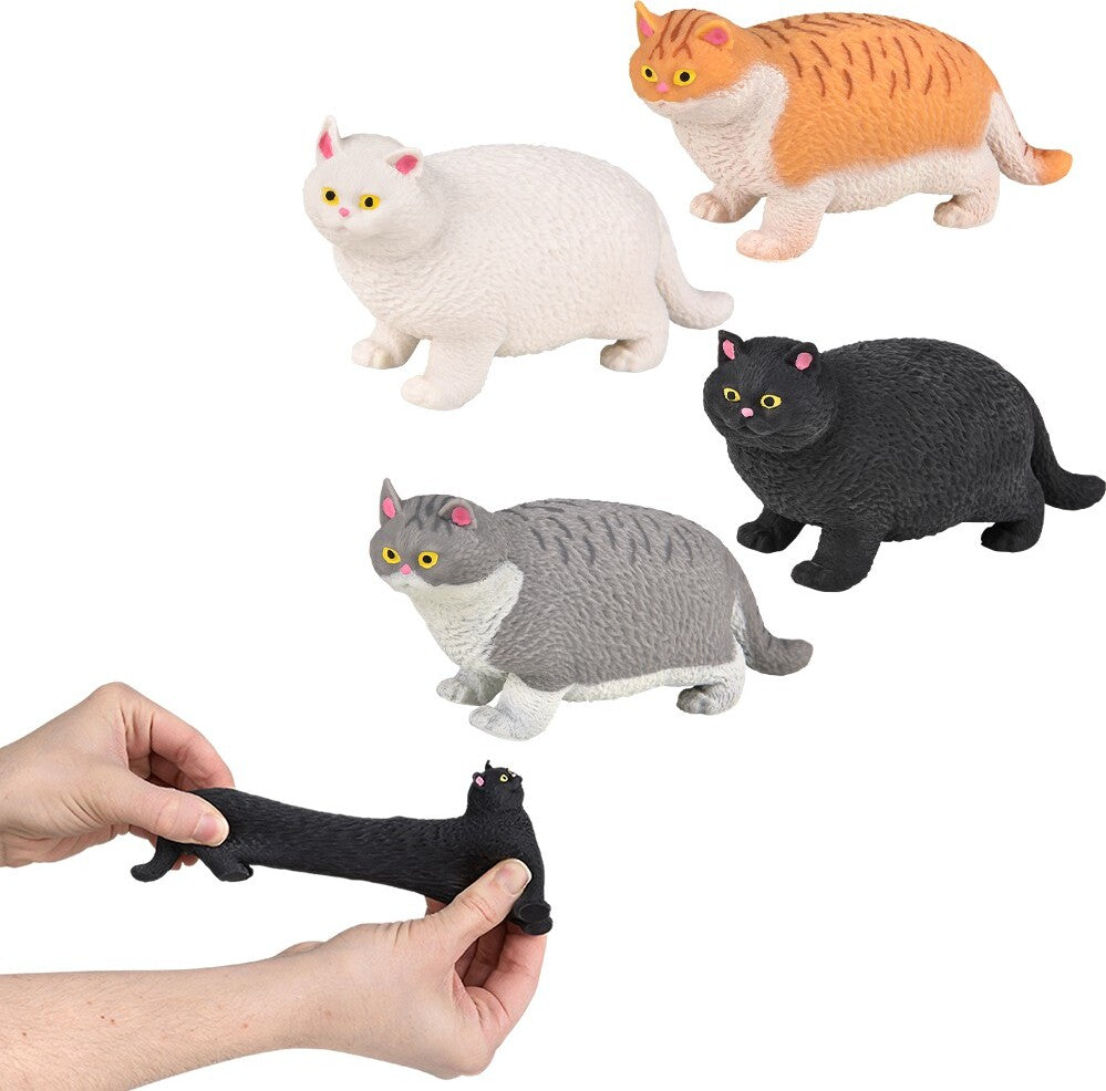Stretchy House Cat 4" (assorted) - Gingerbread House Toys