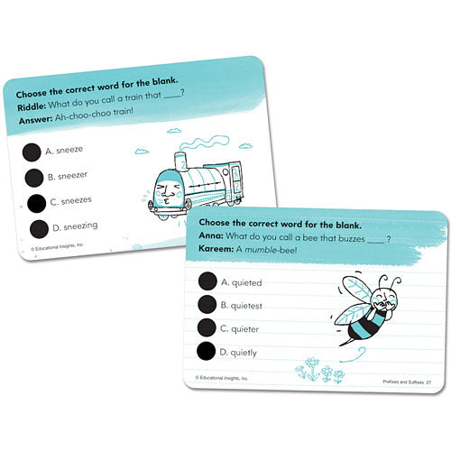 Hot Dots Prefixes/Suffixes - Gingerbread House Toys