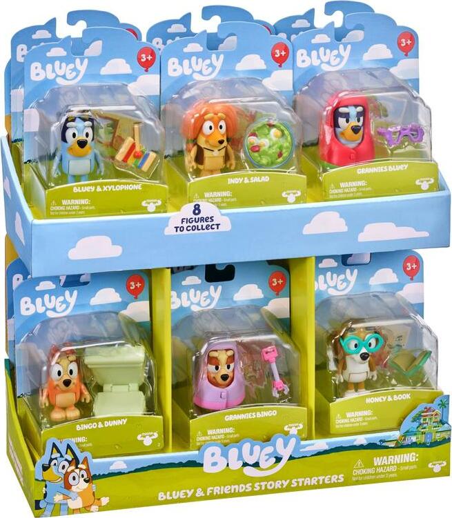 Bluey Story Starter Pack (Assorted) – Series 5 - Gingerbread House Toys