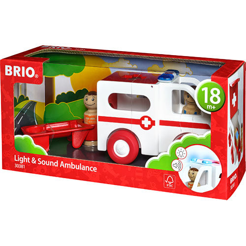Light & Sound Ambulance - Gingerbread House Toys