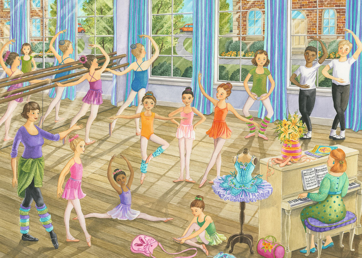 Ballet Lesson 35 Pc - Gingerbread House Toys