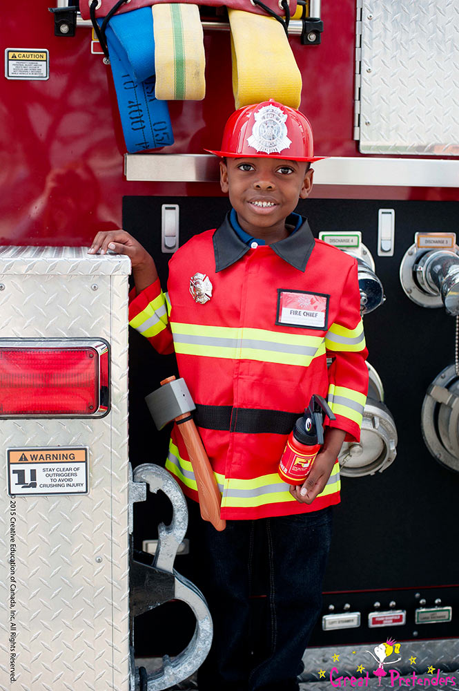 Fireman Costume - Gingerbread House Toys